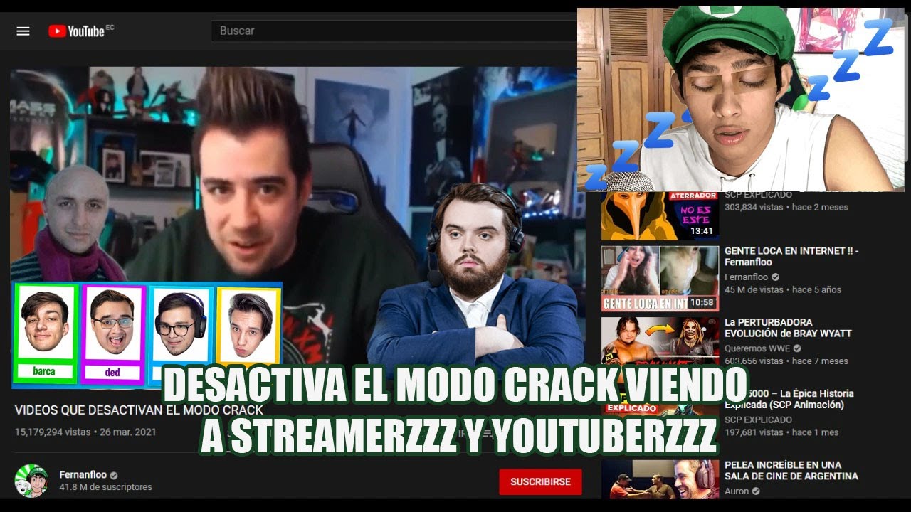 FERNAN DESACTIVA EL MODO CRACK Y NO SOPORTA VER TANTO CONTENIDO ZzZ 😴 ...