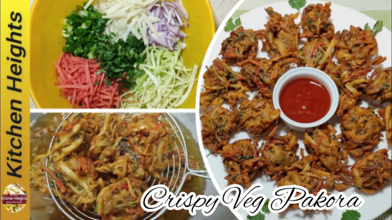 Pakora Recipe | Mixed Vegetable Pakora |Ramazan Special by Kitchen ...