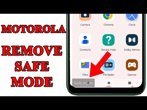 How to Turn off safe mode in Motorola