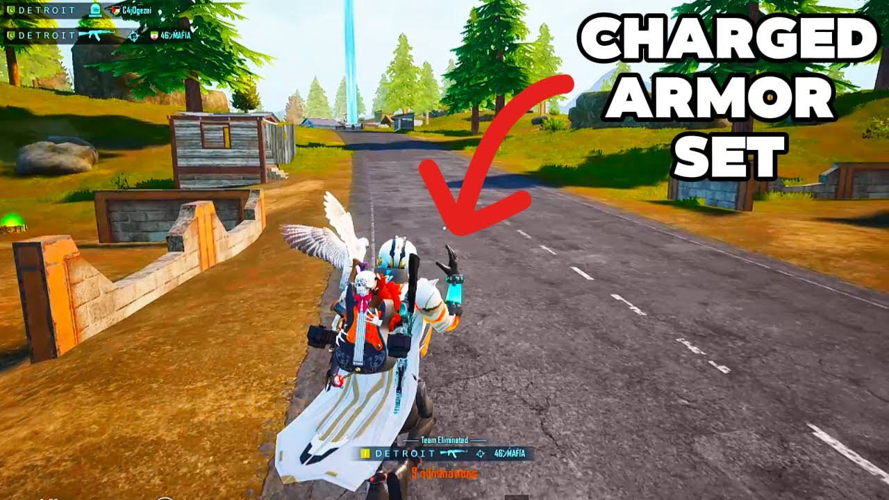 CHARGED ARMOR SET Gameplay - Pubg Mobile Emulator Gameloop - YouTube