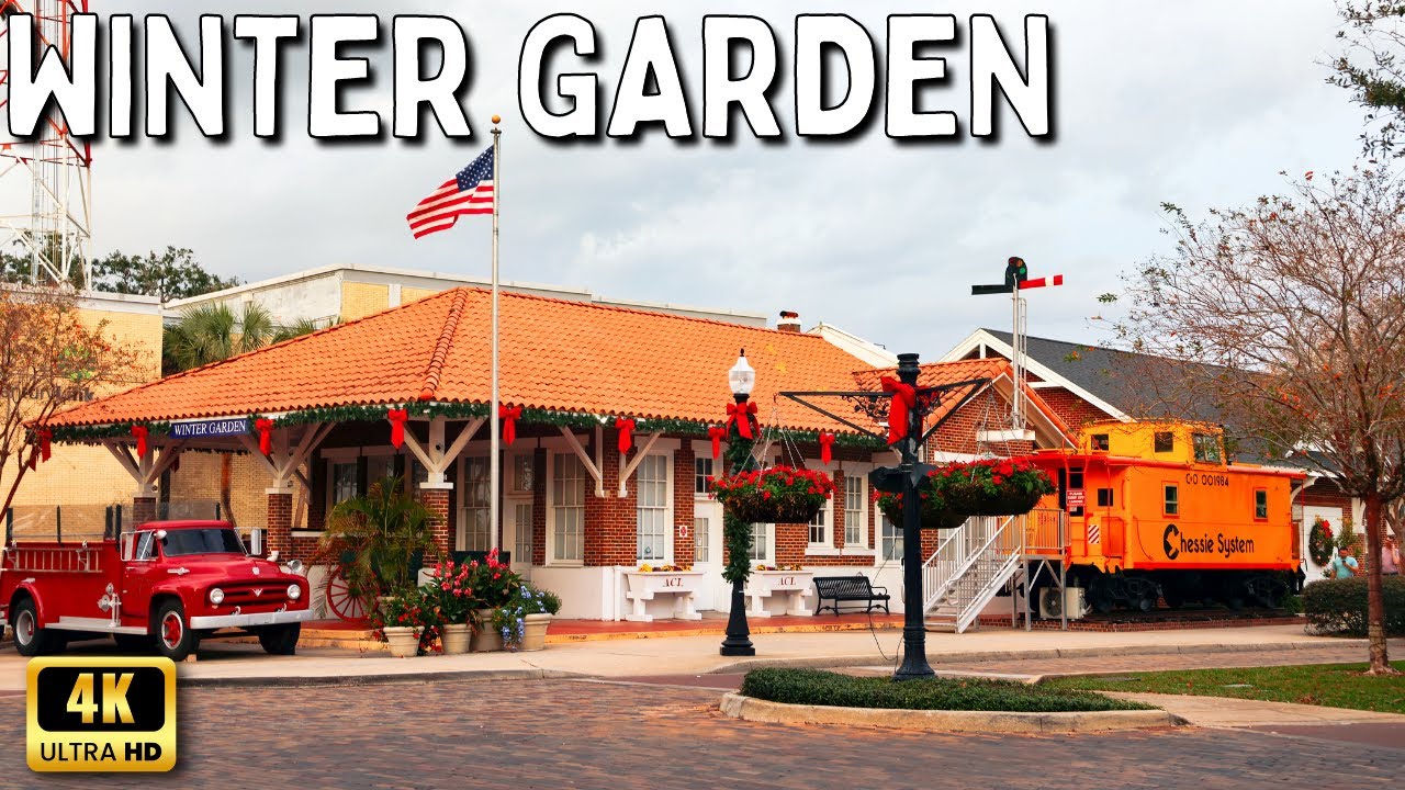 Winter Garden Florida - Walking Tour - YouTube