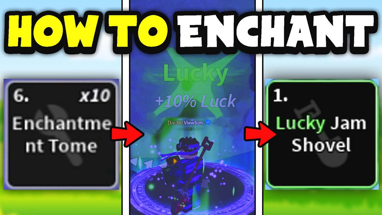 How to Enchant your Shovel in Roblox DIG - YouTube