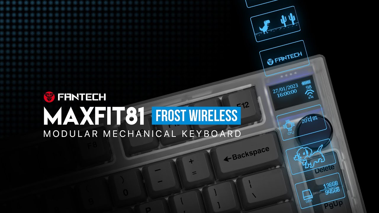 This Mechanical Keyboard Will SURPRISE You | Fantech MAXFIT81 Frost ...