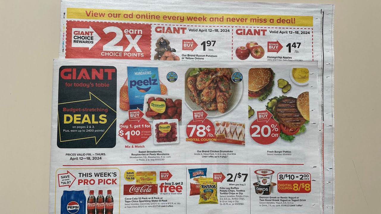 Giant Ad Preview April 12-18, 2024 - YouTube