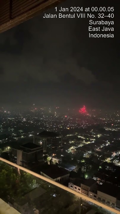 Pesta Kembang Api Sambut Malam Tahun Baru 2024 - YouTube