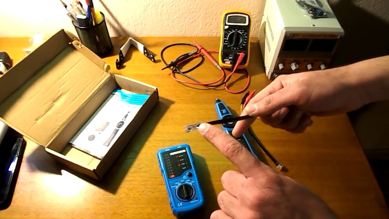 Παρουσίαση και δοκιμή tester καλωδίων (Γεννήτρια σήματος) - YouTube