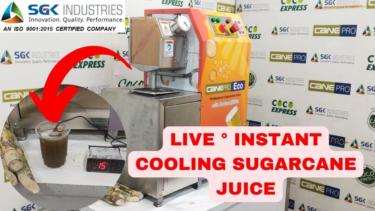 sugarcane juicer machine with chiller /Ganna juice machine / mini ...