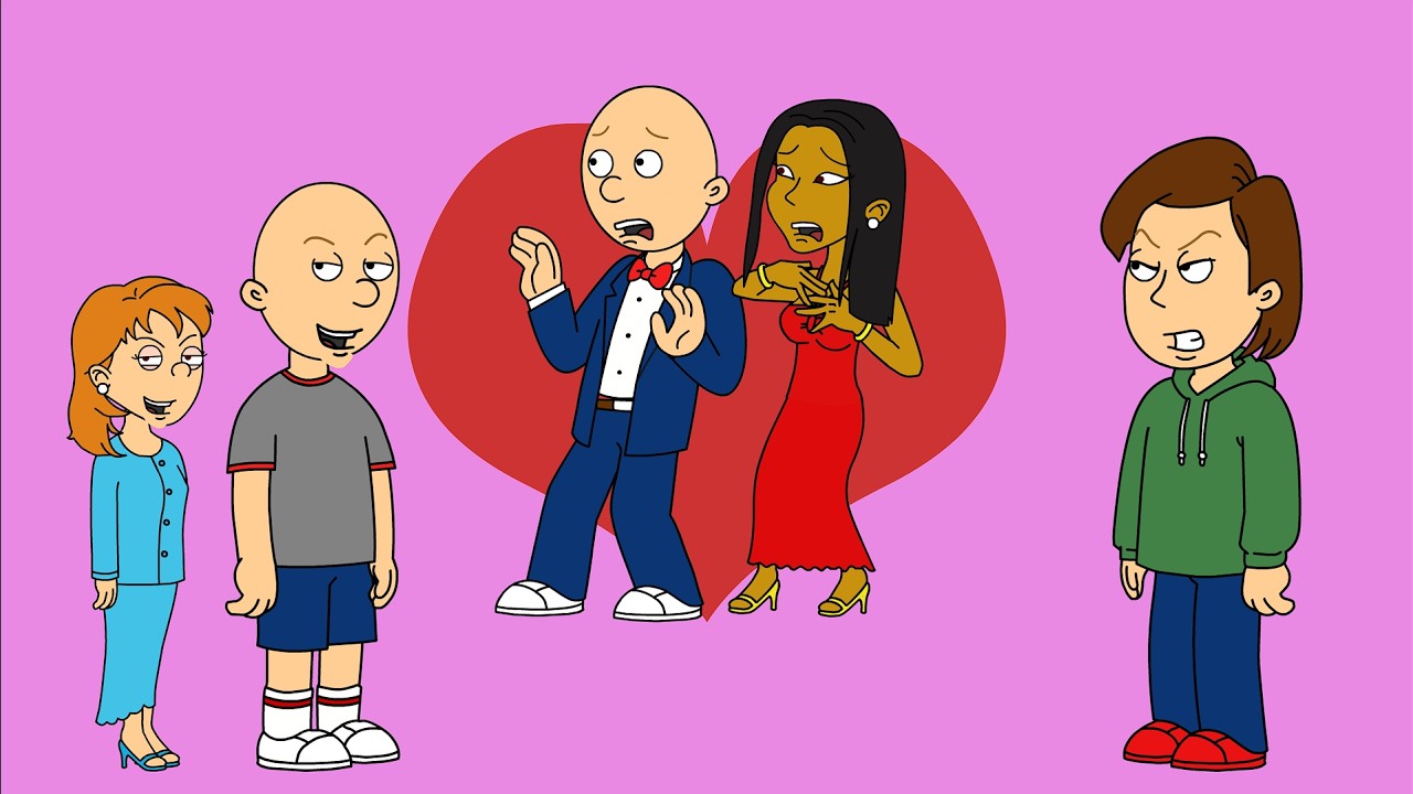 Classic Caillou and Rosie Ruin Caillou's Date/Grounded [LATE] - YouTube