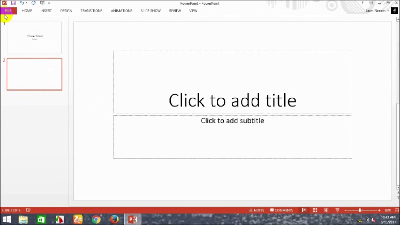 PowerPoint lecture 1 introduction - YouTube