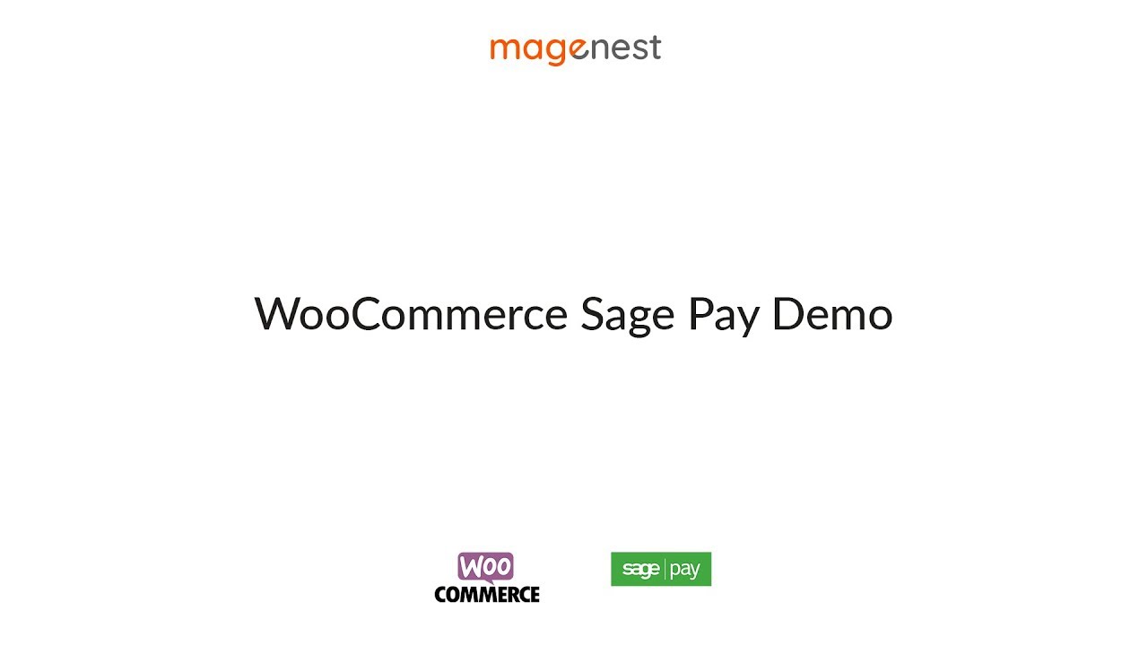 WooCommerce Sage Pay Payment Integration from Magenest - Demo Video - YouTube
