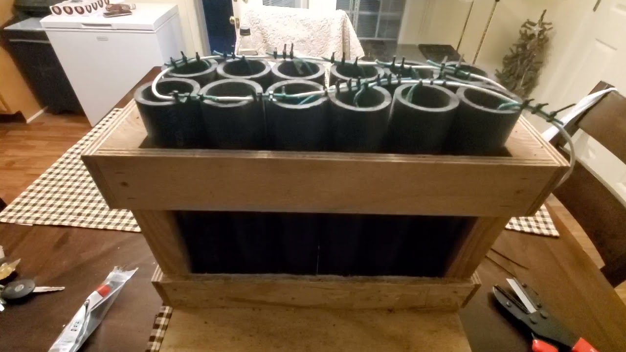 Review Of The 12 Shot Rack From Pyroboom (Quick Fused ) - YouTube