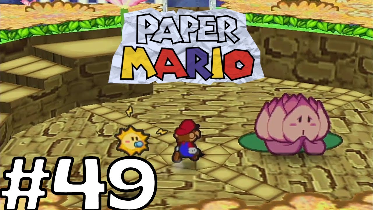 Let's Play Paper Mario Blind Ep49 All Dried up - YouTube