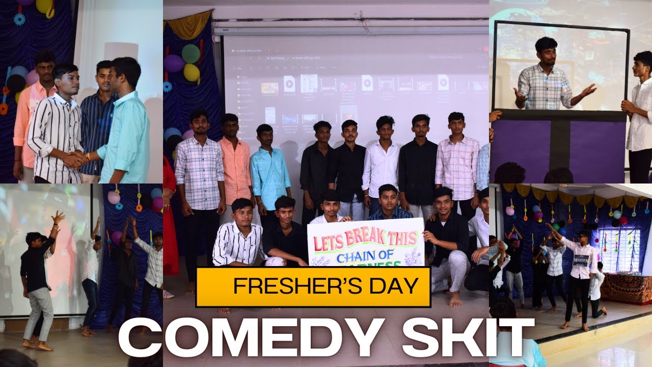 Fresher's Day || Kannada Comedy SKIT || PU-2 boys || @srpu_official ...