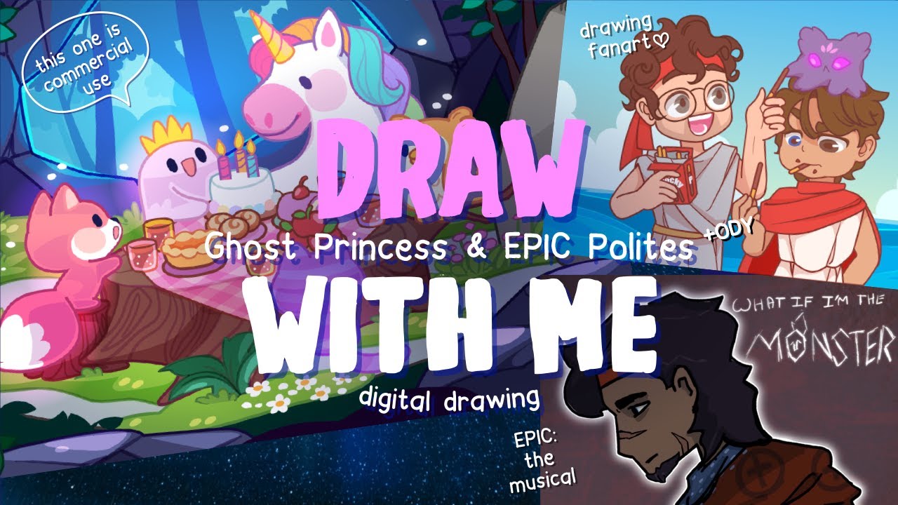 Draw With Me: EPIC The Musical fanart and Ghost Princess - YouTube