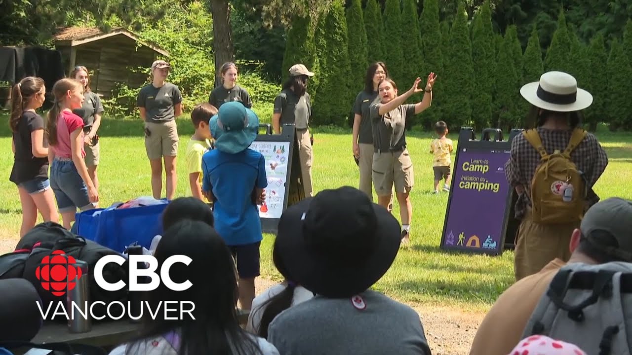 Parks Canada hosts learn-to-camp event for first-time campers - YouTube