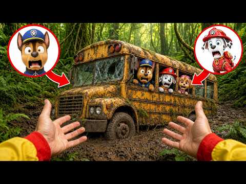 FIRST Start PAW PATROL Abandoned Bus | POV Test Driving Forgotten Bus