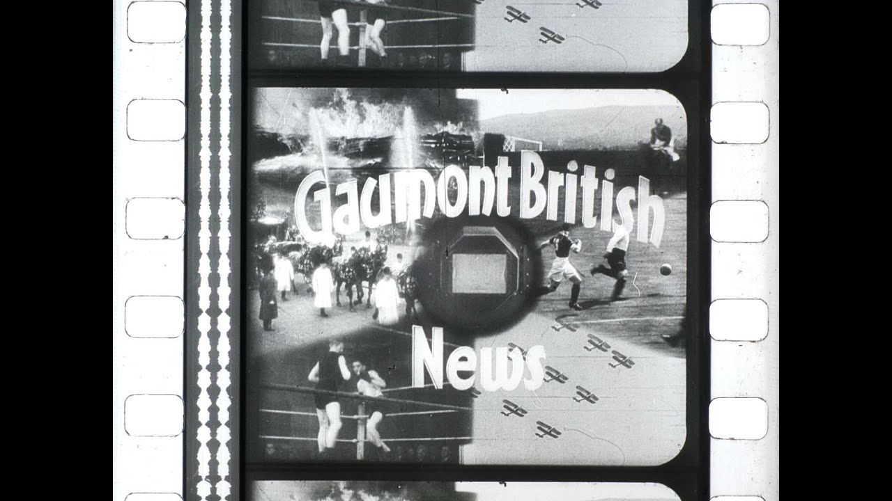 Gaumont British News Uncropped [35mm Nitrate] - YouTube