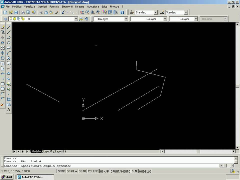 Video Corso Autocad 2004 Entry Level Parte 1 Lezione1 - Clip 03 di 101 ...