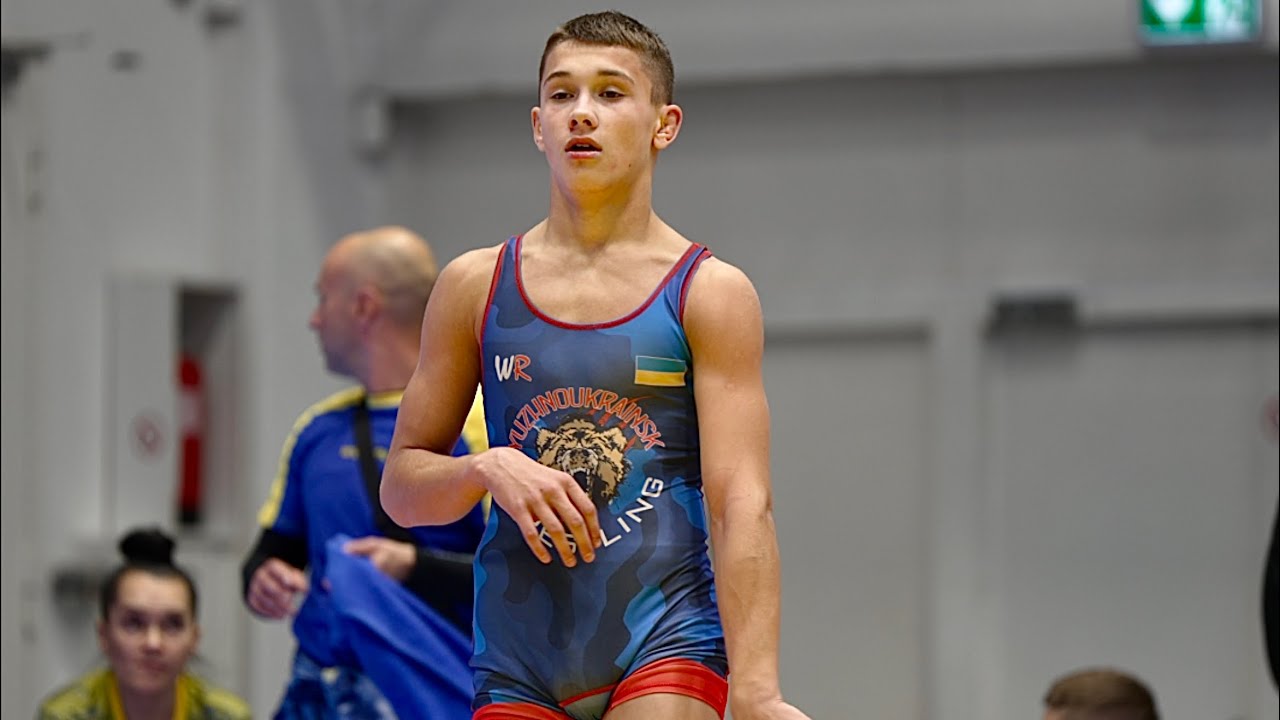 U15 D. Morgun (UKR) vs I. Gusev (GER) 57kg. Youth boys greco-roman wrestling. - YouTube