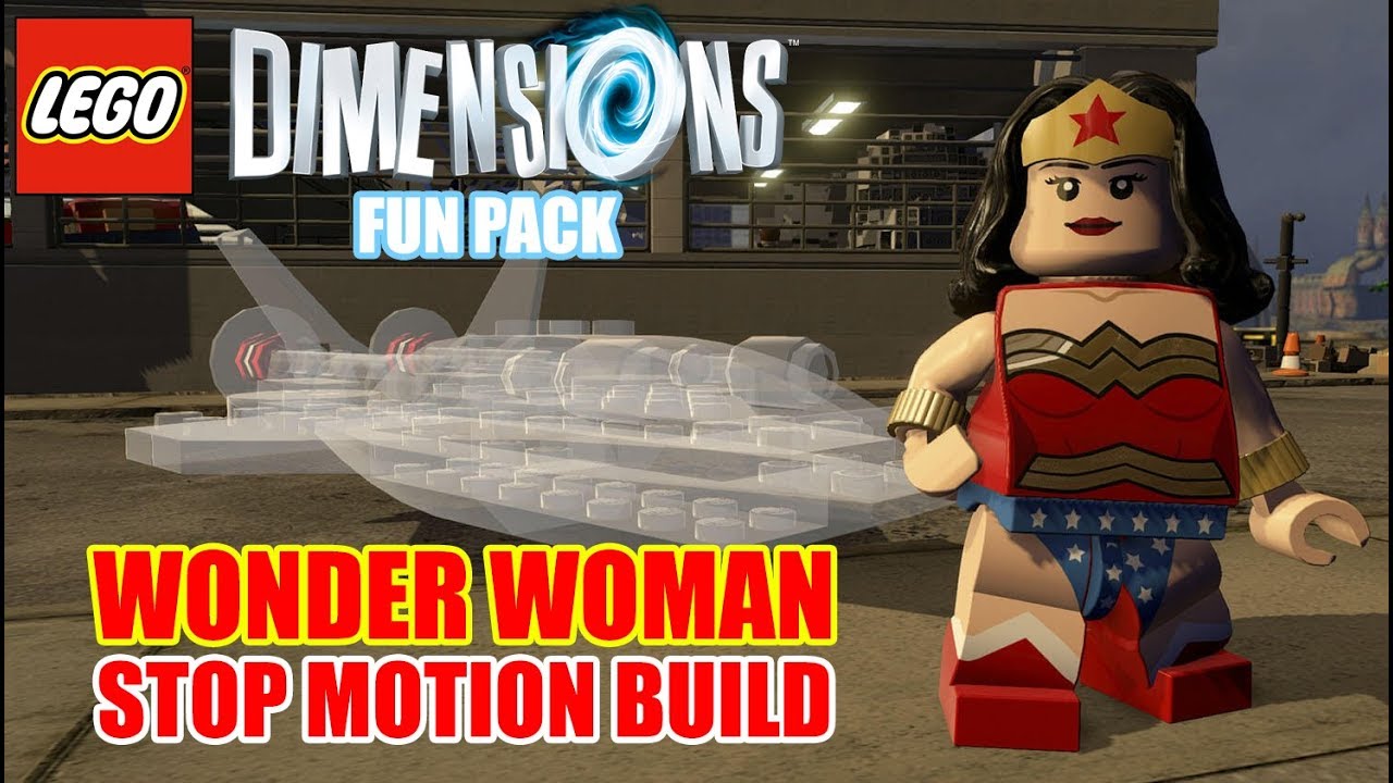 Lego Dimensions WONDER WOMAN Fun Pack 71209! Stop Motion Build! - YouTube