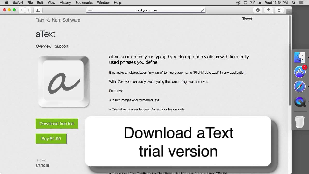 aText - How to transfer Mac App Store license - YouTube