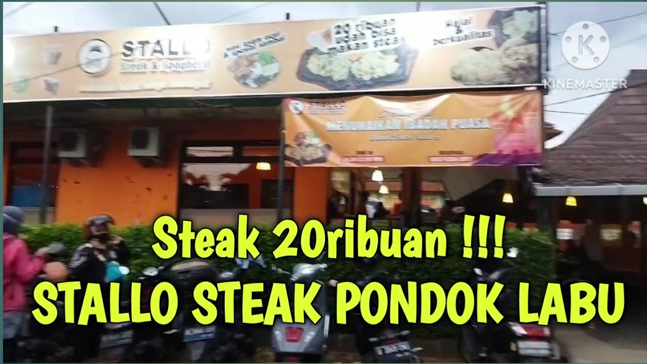 STEAK MURAH SAMPING KAMPUS UPN VETERAN || STALLO STEAK AND SPAGHETTI ...