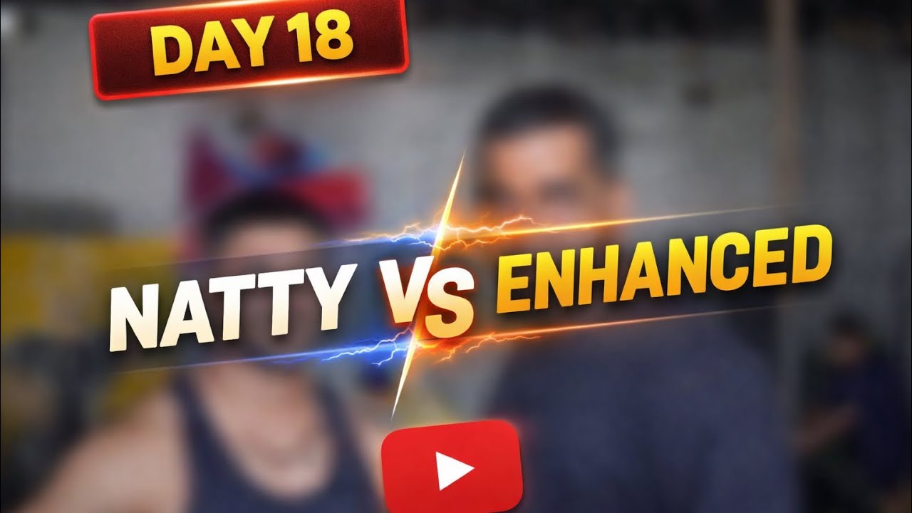 Day 18 | Natural vs Enhanced Training 🔥 | Monster Bulking Journey ...