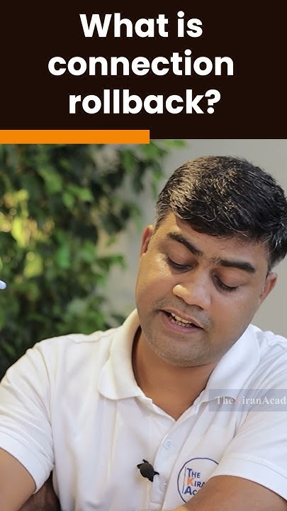 Java Interview Question What Is Connection Rollback Shorts Kiransir Programming Youtube