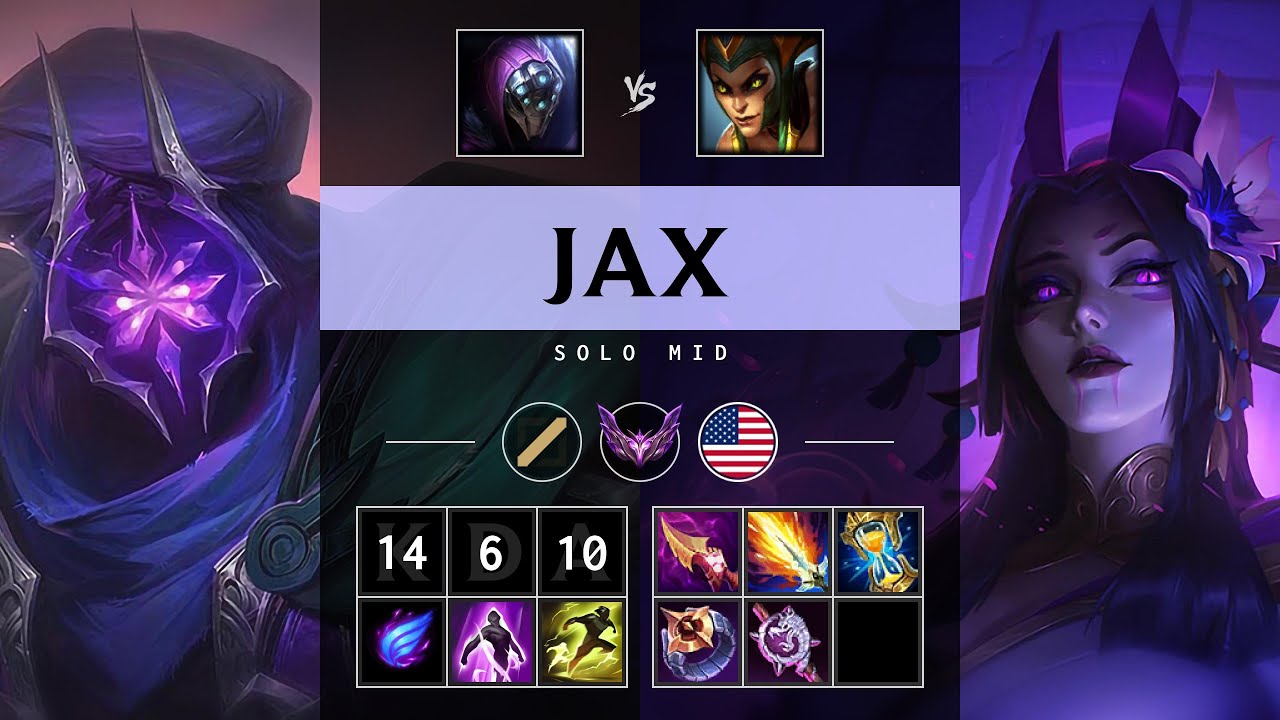 Jax Mid vs Cassiopeia - NA Master Patch 25.06 - YouTube