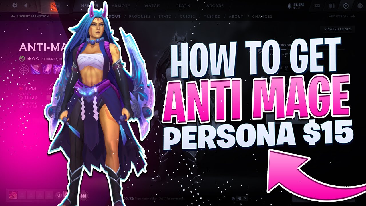 How To Get The Anti Mage Persona For Cheap! - Dota 2 - YouTube