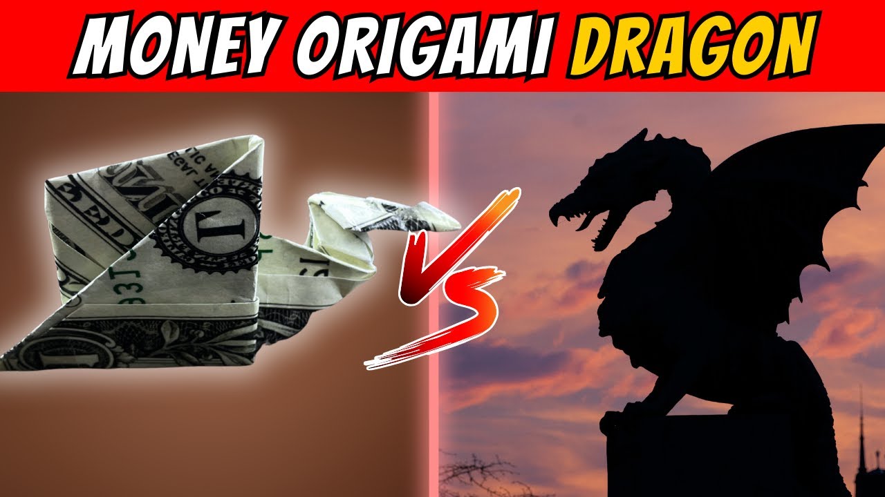 Money Origami Dragon - Perfect Gift Idea! - YouTube