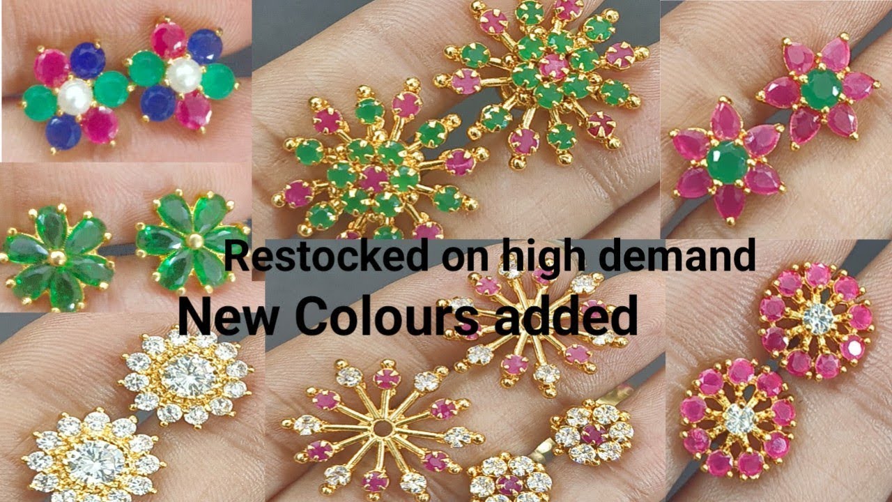 Diamond Copy Chageable Earrings @ 7013932993 - YouTube