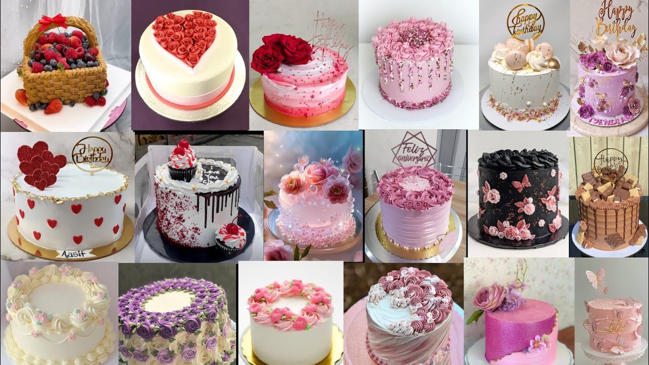 Trending Cake Design Photo/ Simple Cake Decoration Ideas/ Cake Designs ...