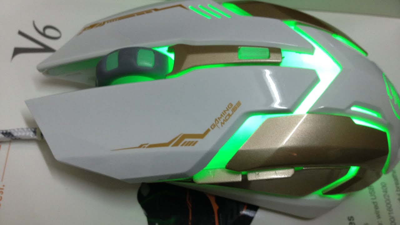 Chuột chơi game IMICE V6 - Đổi màu led thời trang - YouTube