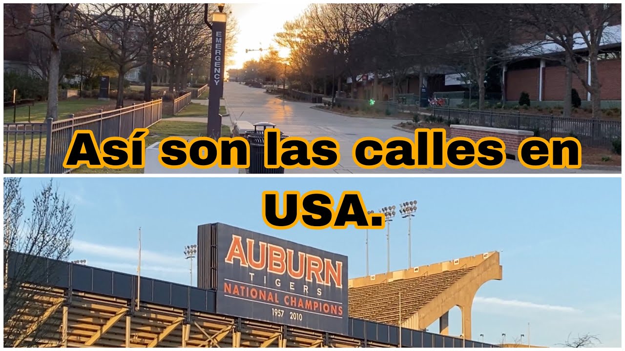 Así son las calles en Estados Unidos. - YouTube