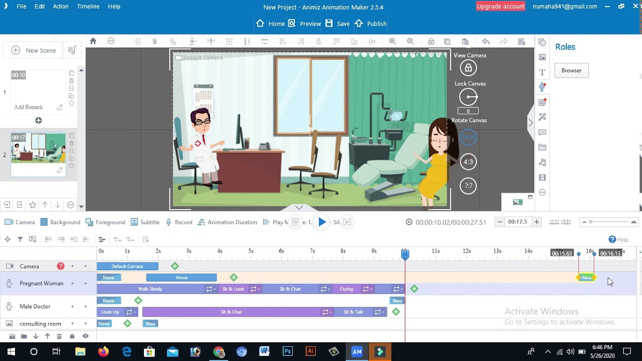 Animiz Animation video maker tuitorial Part..2 - YouTube