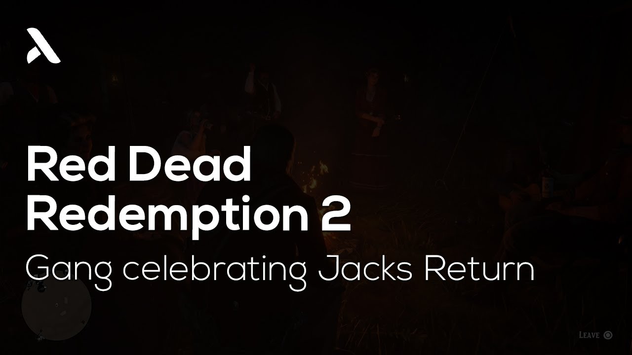 Gang celebrating Jacks Return | Red Dead Redemption 2 - YouTube