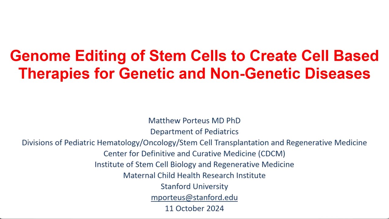 CIIT Seminar Series with Dr. Matthew Porteus – October 11, 2024 - YouTube