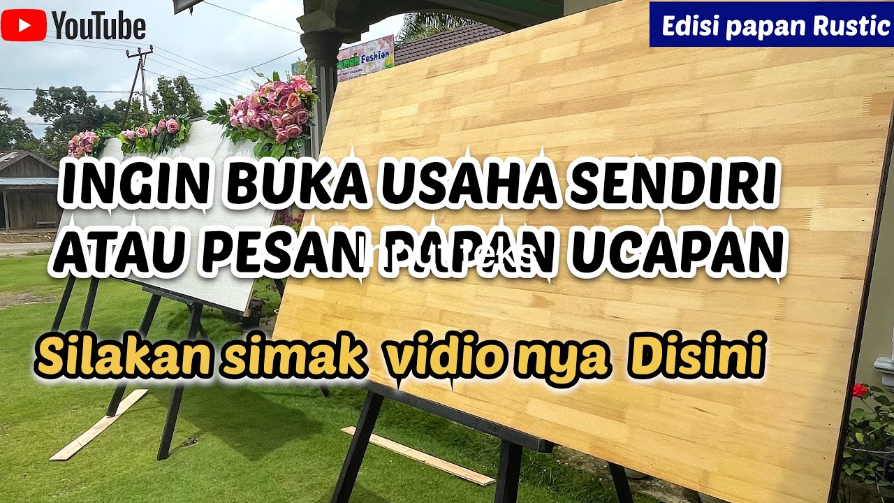 PAPAN BUNGA RUSTIC “BISA MENCIPTAKAN LAPANGAN KERJA BARU”UNTUK KAUM ...