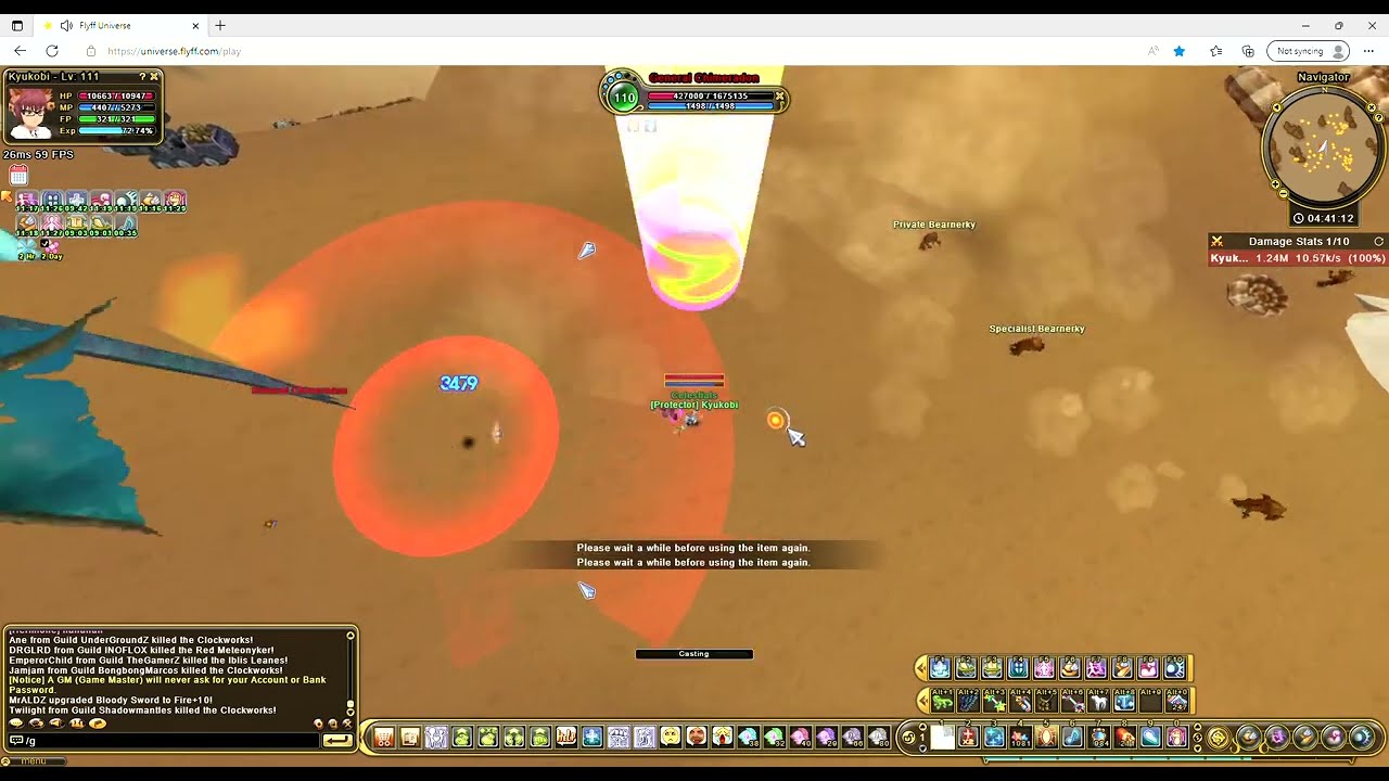 Ringmaster (Level 111) Giant Chimeradon Hunt | Flyff Universe - YouTube