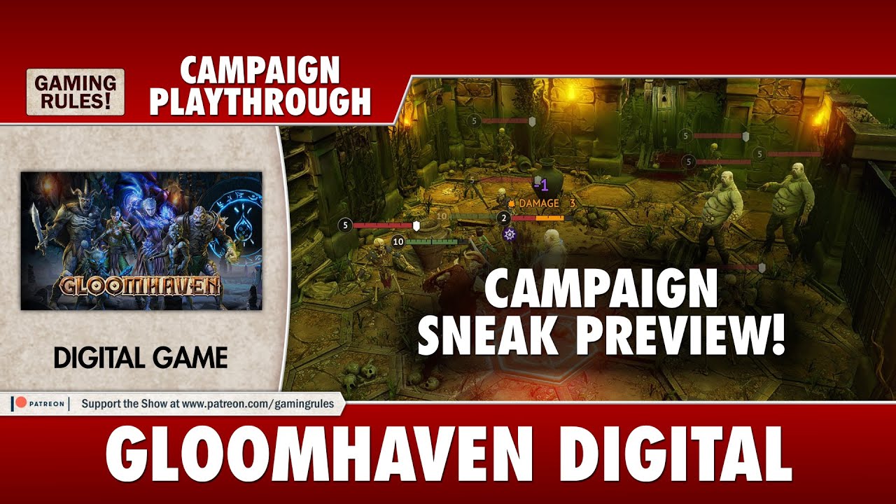Gloomhaven Digital - First look at the Campaign! - YouTube