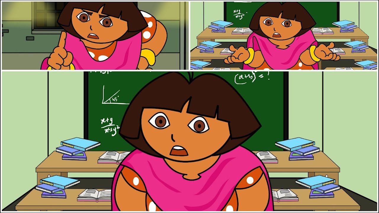 The Grown Up Dora Drawing Series Collection By Toons Funny - YouTube