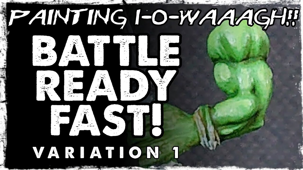 Ork Skin- Only 3 Colors. Painting 1-0-WAAAGH! Painting Orks For ...