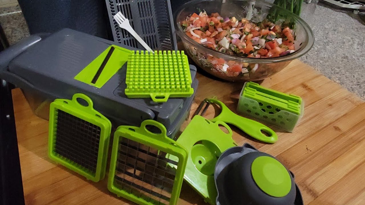 Vegetable Chopper Review ( Amazon ) - YouTube