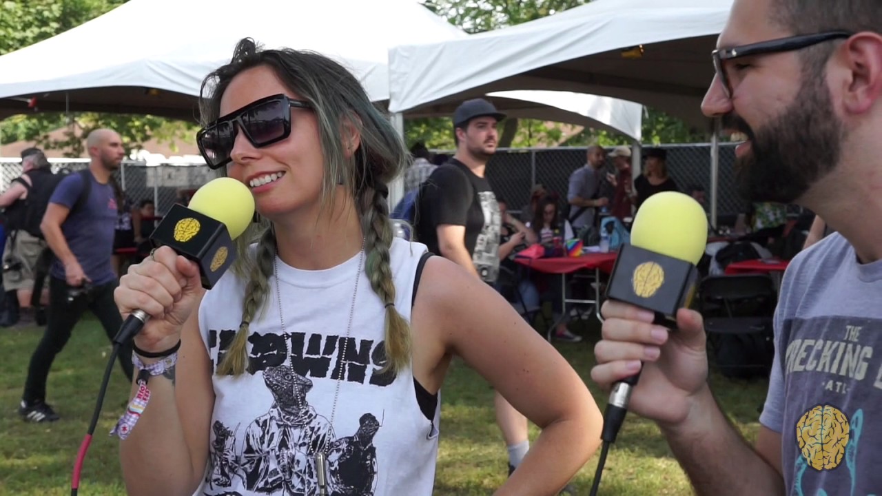 War On Women - Shawna Potter Interview @ Riot Fest Chicago 2016 w ...