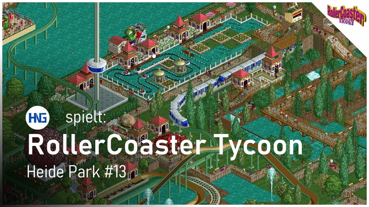 Heide Park #13 🏰 RollerCoaster Tycoon #1380 - YouTube