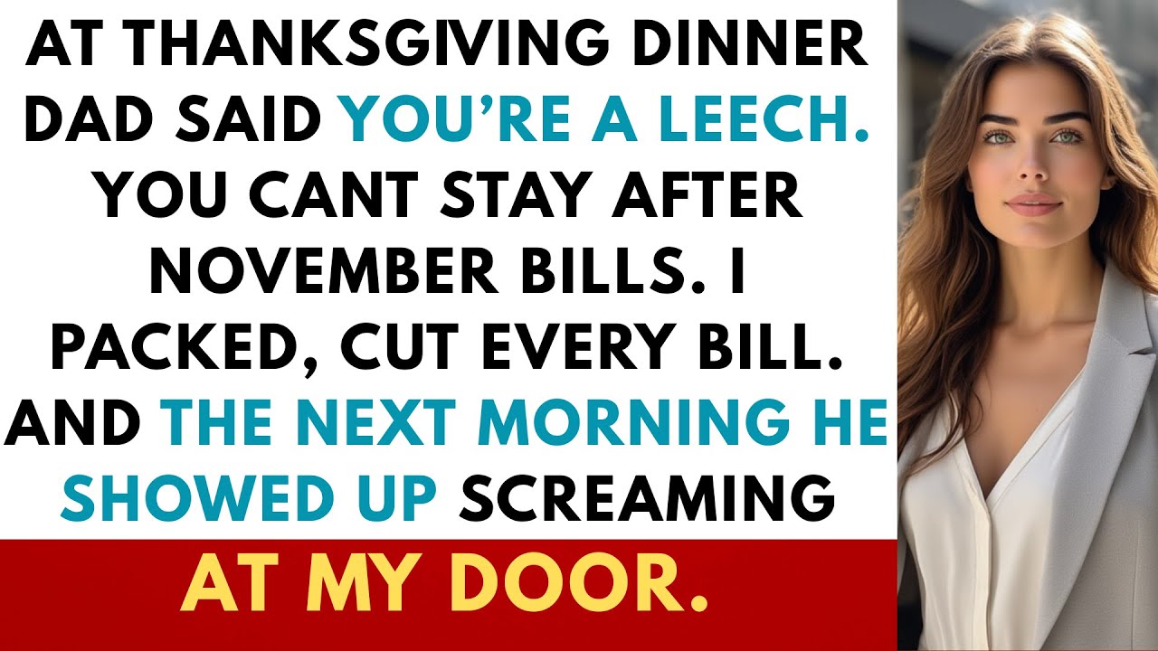 At Christmas Dinner, My Dad Announced “You're a Leech You Can’t Stay ...