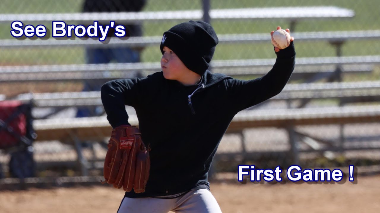 Brody's First Game Pitching - YouTube