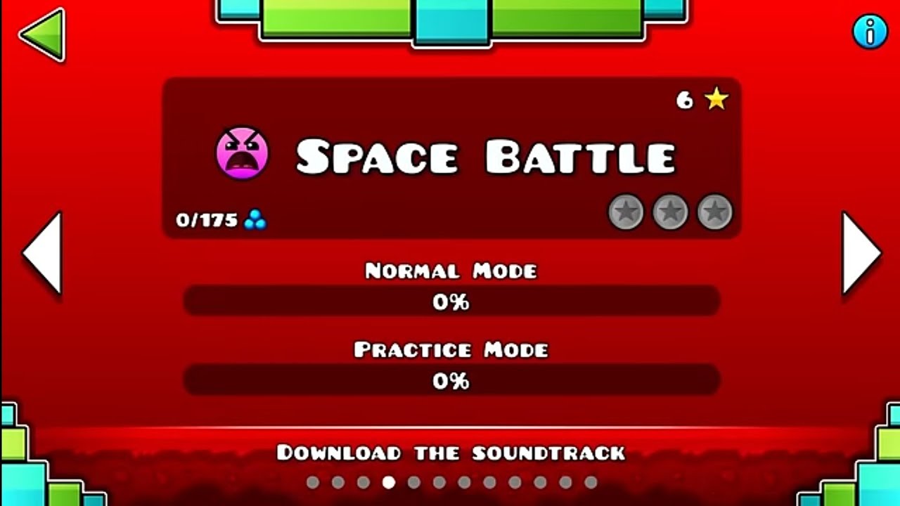 Space battle/ geometry dash lunar - YouTube