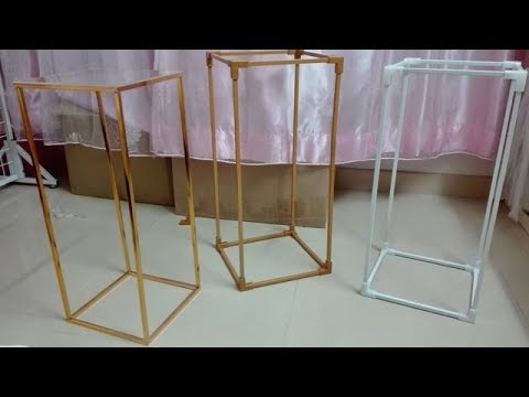 New-DIY rectangle stand / wedding centerpiece / reception / lantern ...